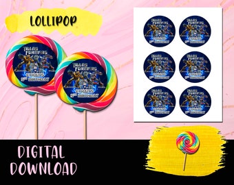 Lollipop Labels Little Mermaid Ariel Party Girl Only - Etsy