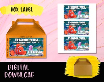 Bubble Bottle Labels Finding Nemo DIGITAL DOWNLOAD Finding - Etsy
