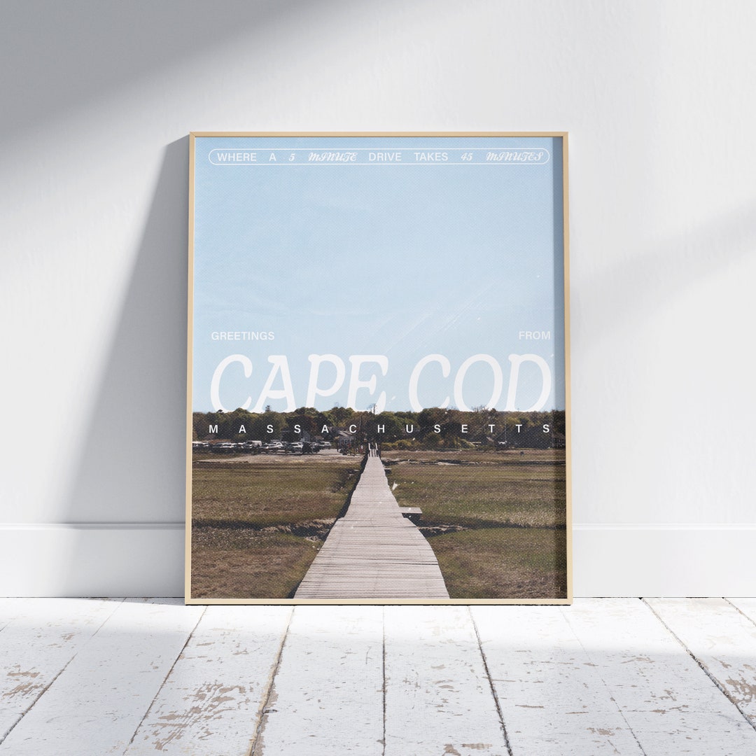 Cape Cod Poster | Massachusetts Photo Print | Beach Vacation Wall Decor ...