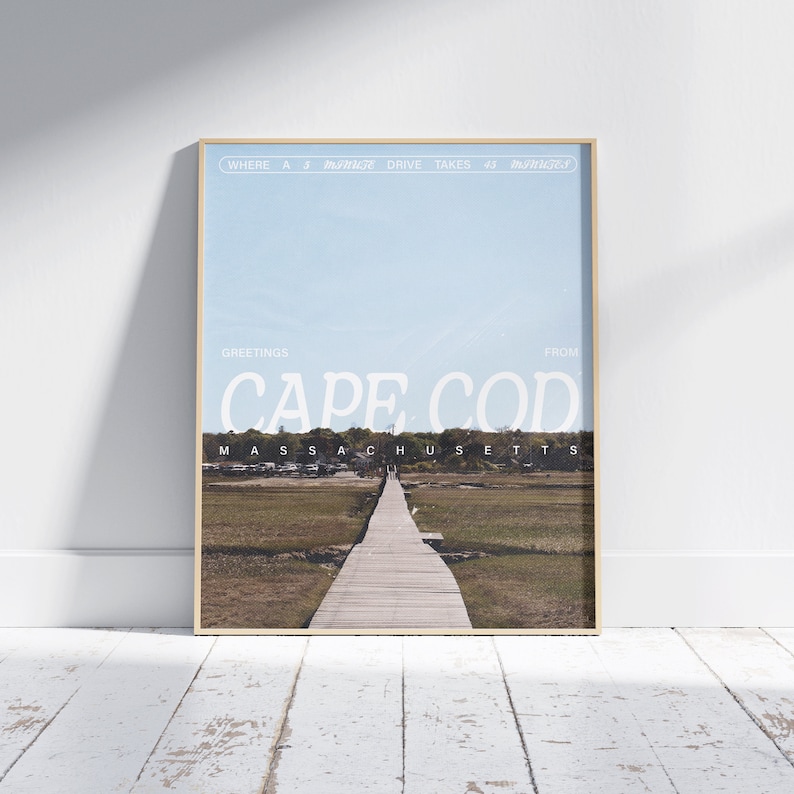 Cape Cod Poster Massachusetts Photo Print Beach Vacation - Etsy