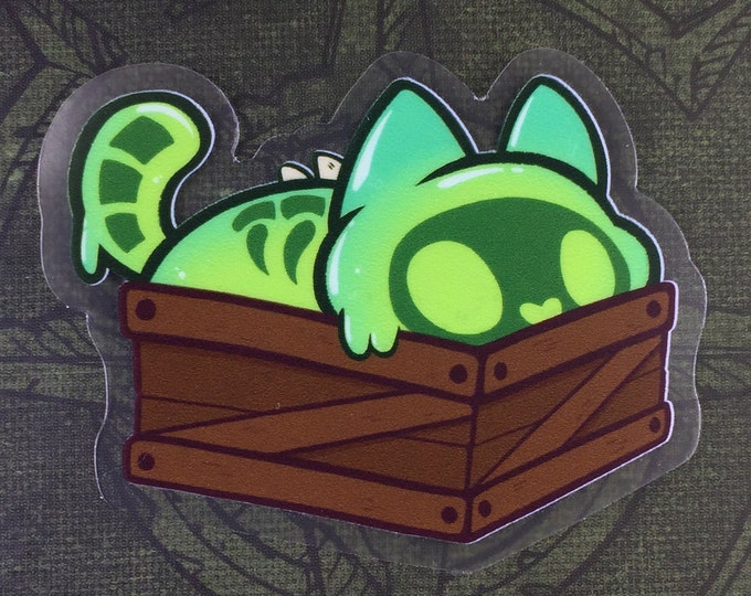 Slime Cat in a Box Shadowlands World of Warcraft Vinyl - Etsy