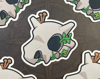 Cubone Tactical Rambo Sticker - Etsy