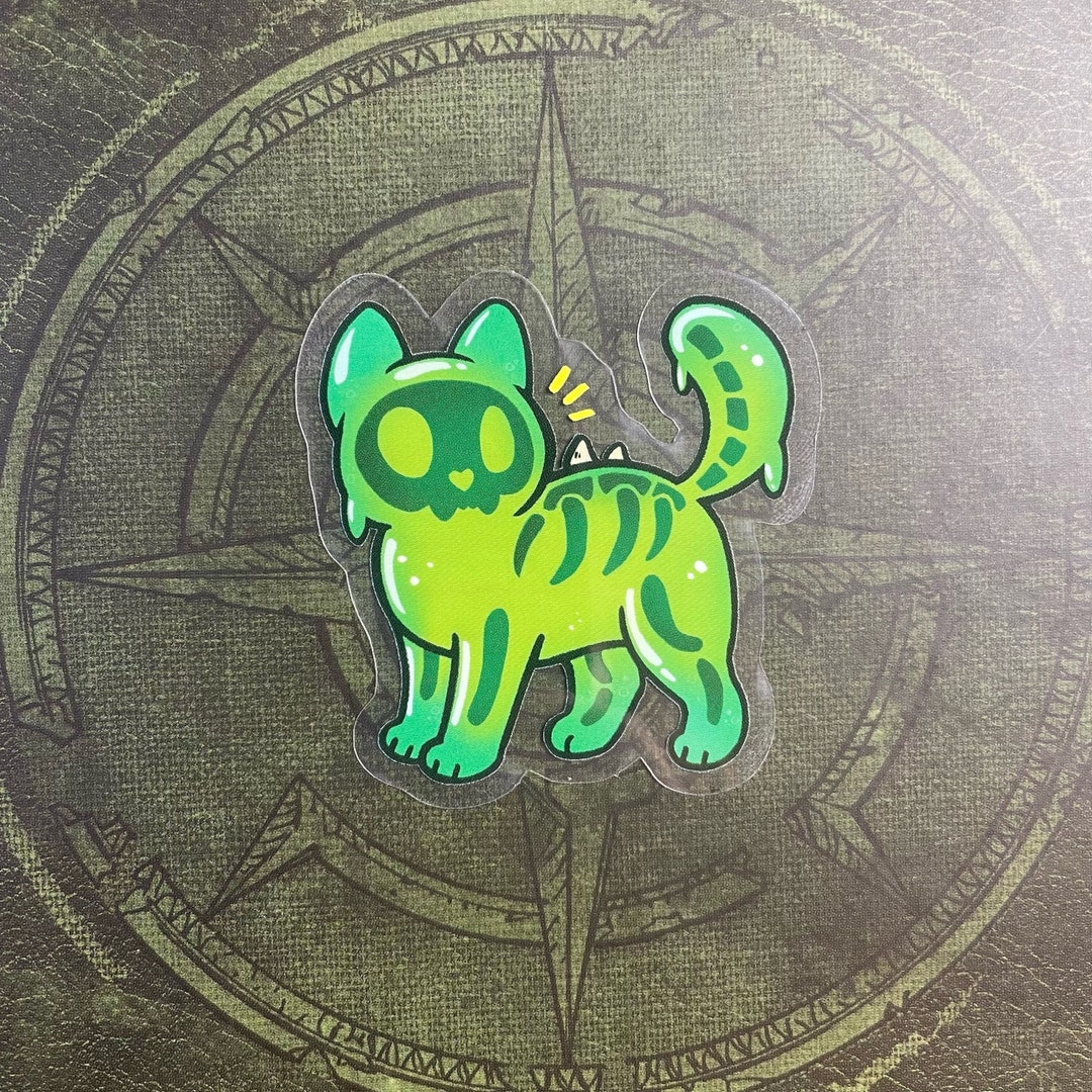 Slime Cat - Shadowlands World of Warcraft Vinyl Weatherproof Clear ...