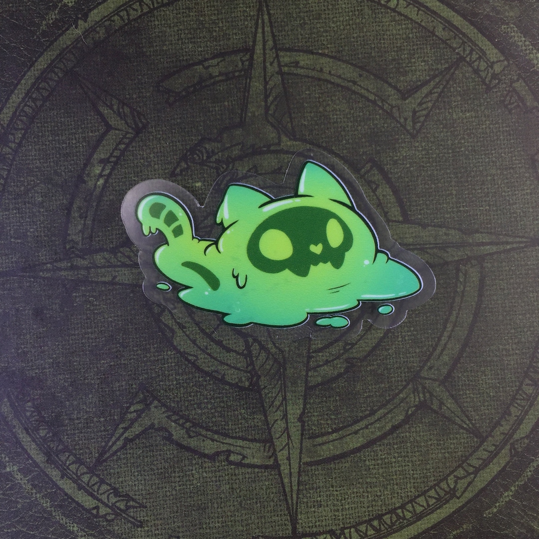 Melted Slime Cat - Shadowlands World of Warcraft Vinyl Weatherproof ...