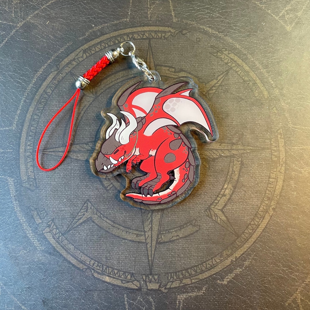 Renewed Proto-drake - Double Sided Clear Acrylic Charm Dragonflight ...
