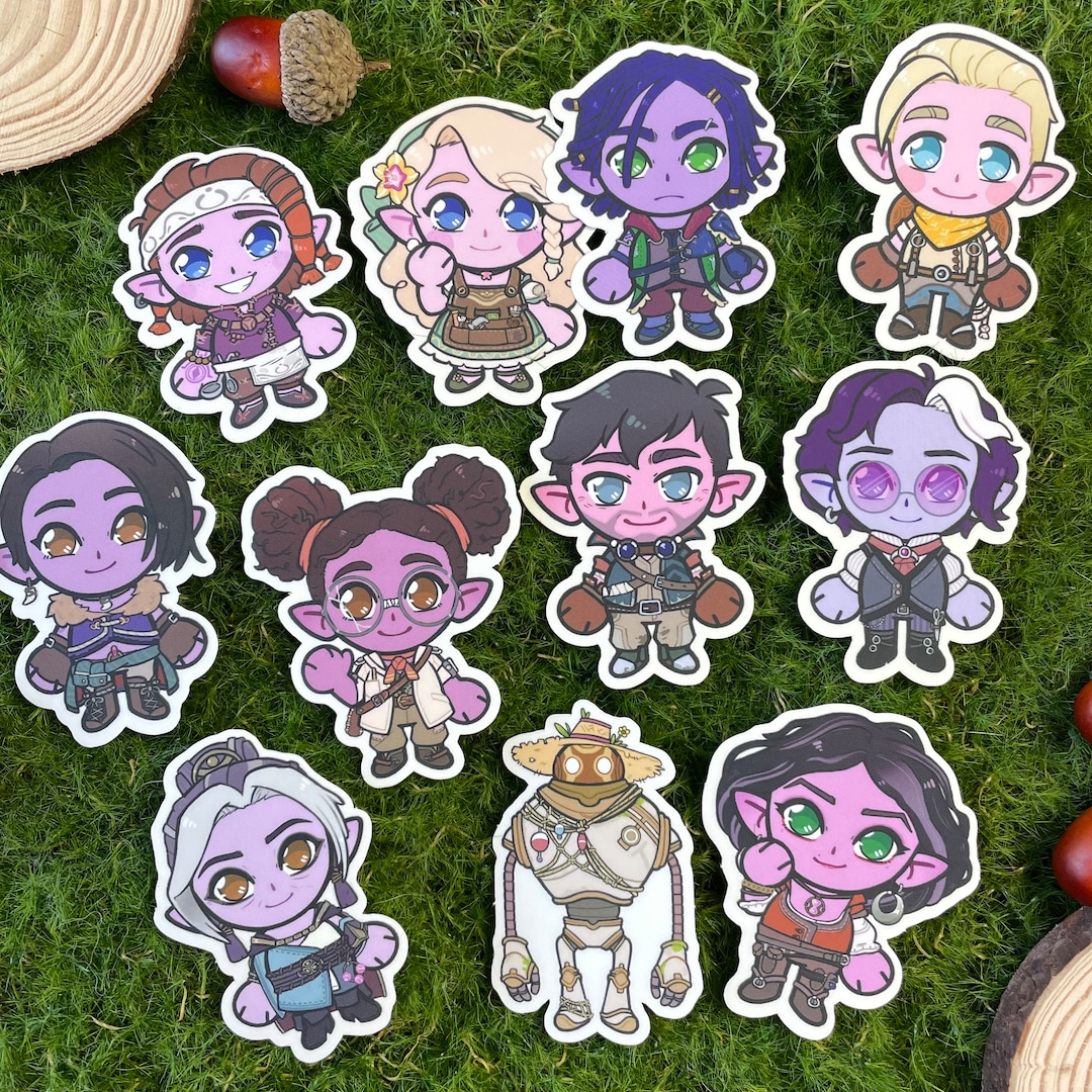 Palia Romanceable Npc's Clear Stickers, Reth, Tish, Hassian, Naio ...
