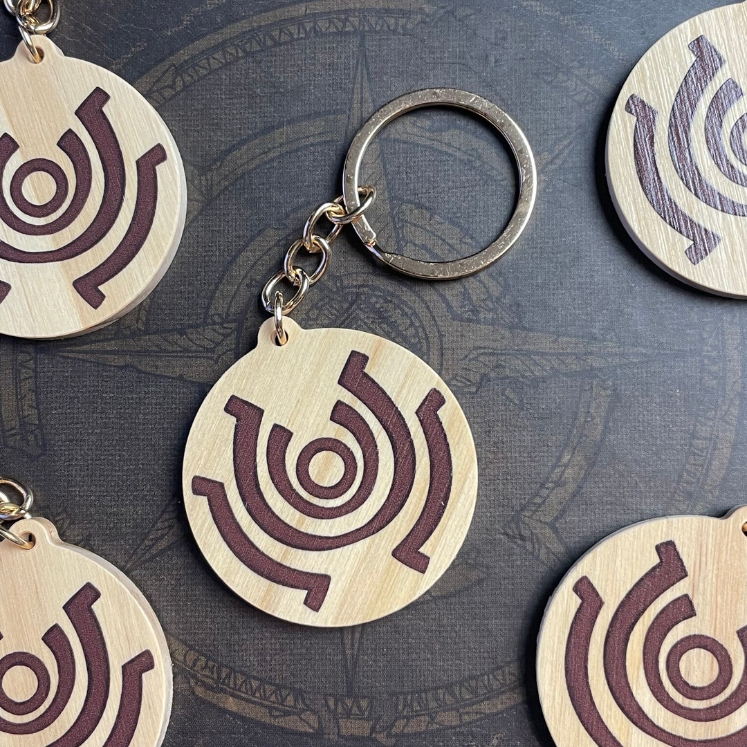 Tau Name-tag -palia, Natural Pine Wood Keychain - Etsy