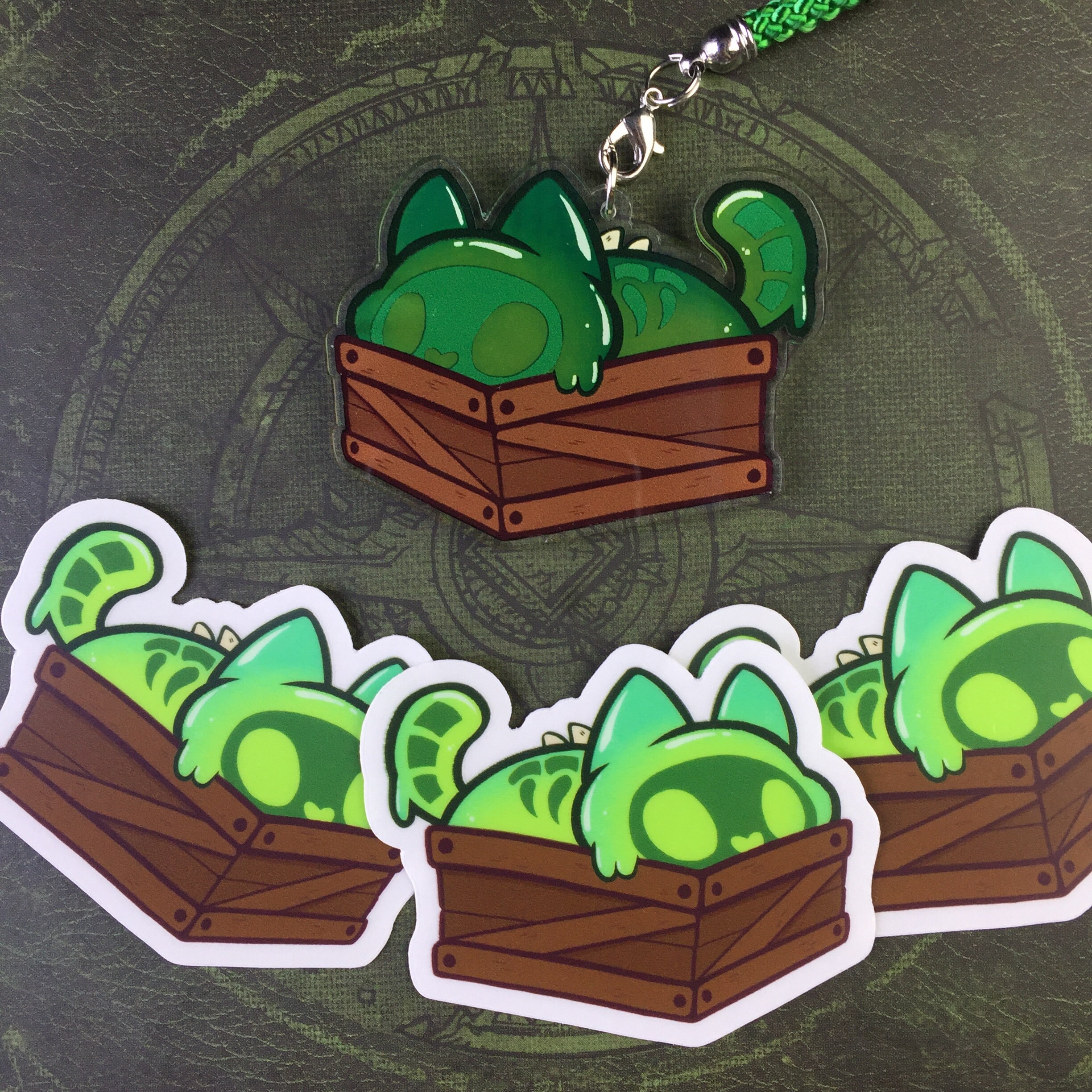 Slime Cat in a Box Shadowlands World of Warcraft Vinyl - Etsy