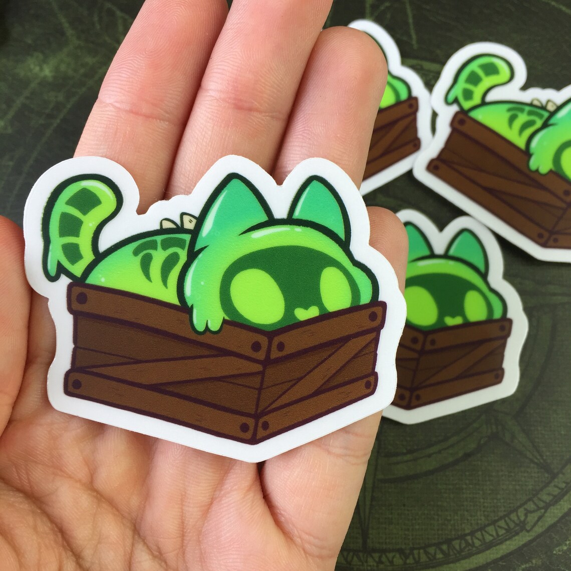 Slime Cat in a Box Shadowlands World of Warcraft Vinyl - Etsy