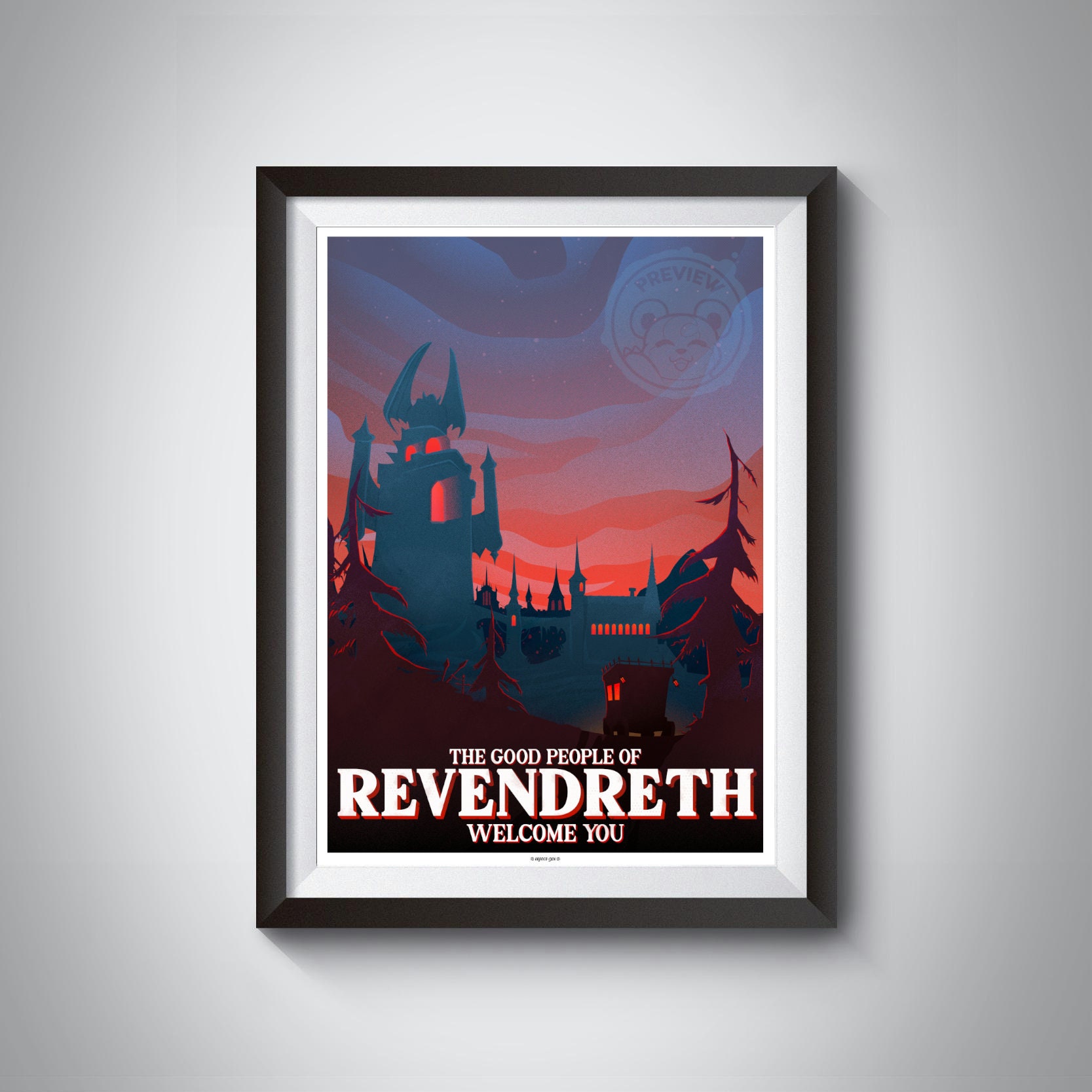 Warcraft Revendreth Travel Poster Shadowlands Print A3 Wow - Etsy