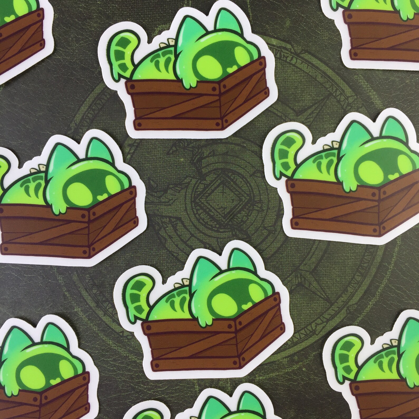 Slime Cat in a Box Shadowlands World of Warcraft Vinyl - Etsy