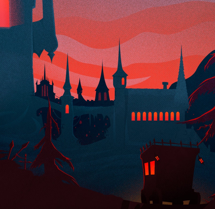 Warcraft Revendreth Travel Poster Shadowlands Print A3 Wow - Etsy