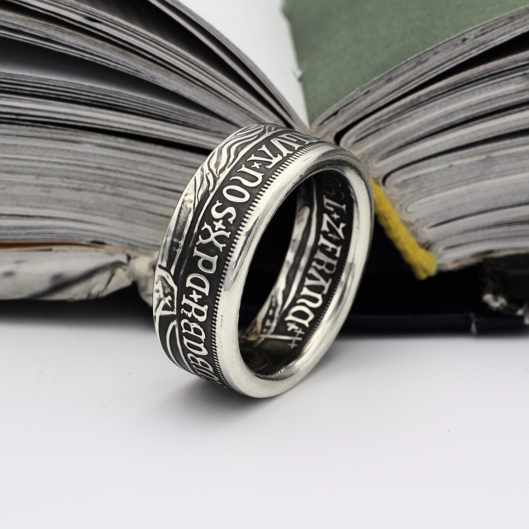 Richard III "angel" Coin Ring Made From a Sterling Silver Coin Here in ...