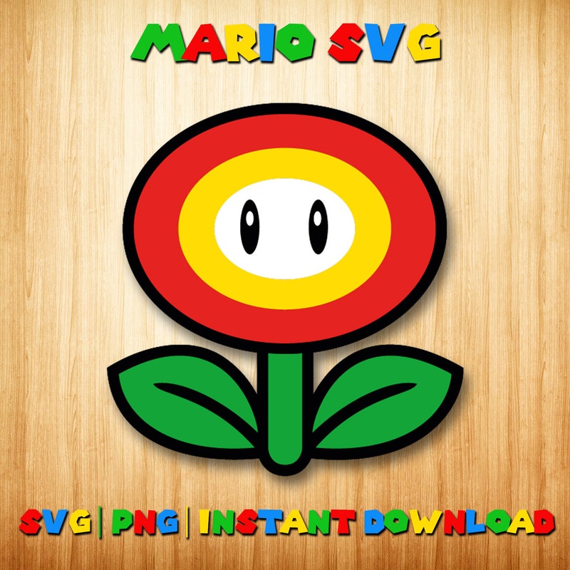 Mario Fire Flower - Etsy