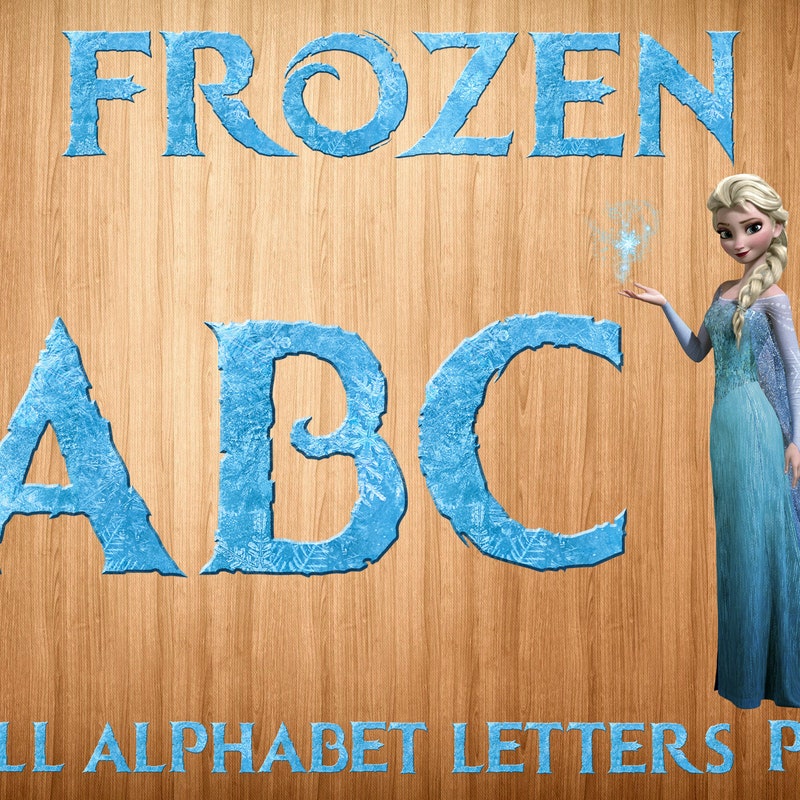 Frozen Alphabet - Etsy