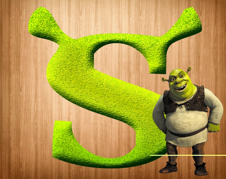 Shrek Font Png Shrek Alphabet Shrek Letters Shrek Clipart - Etsy Finland