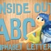 Inside Out Font Png, Inside Out Alphabet, Inside Out Letters, Inside ...
