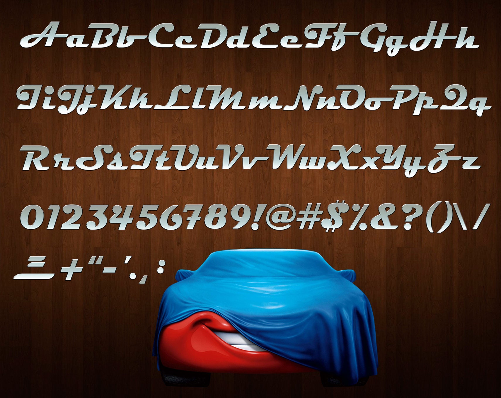 Cars Font Png Cars Letters Cars Alphabet Cars Clipart - Etsy Canada