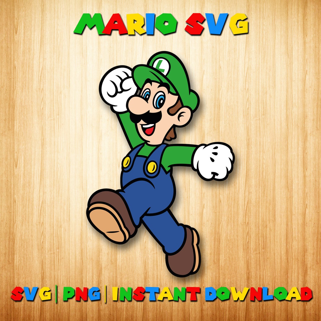 Mario Svg, Mario Clipart, Birthday Party Svg, Super Mario Png Instant ...