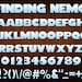 Finding Nemo Font Png, Finding Nemo Alphabet, Finding Nemo Letters ...