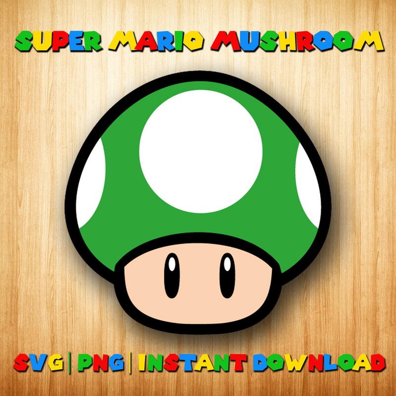 1 up Svg Mario - Etsy