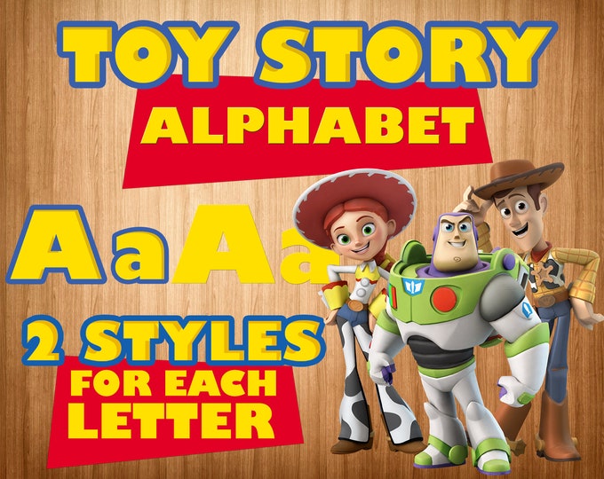 Printable Toy Story Alphabet / Instant Download/ Printable Design ...
