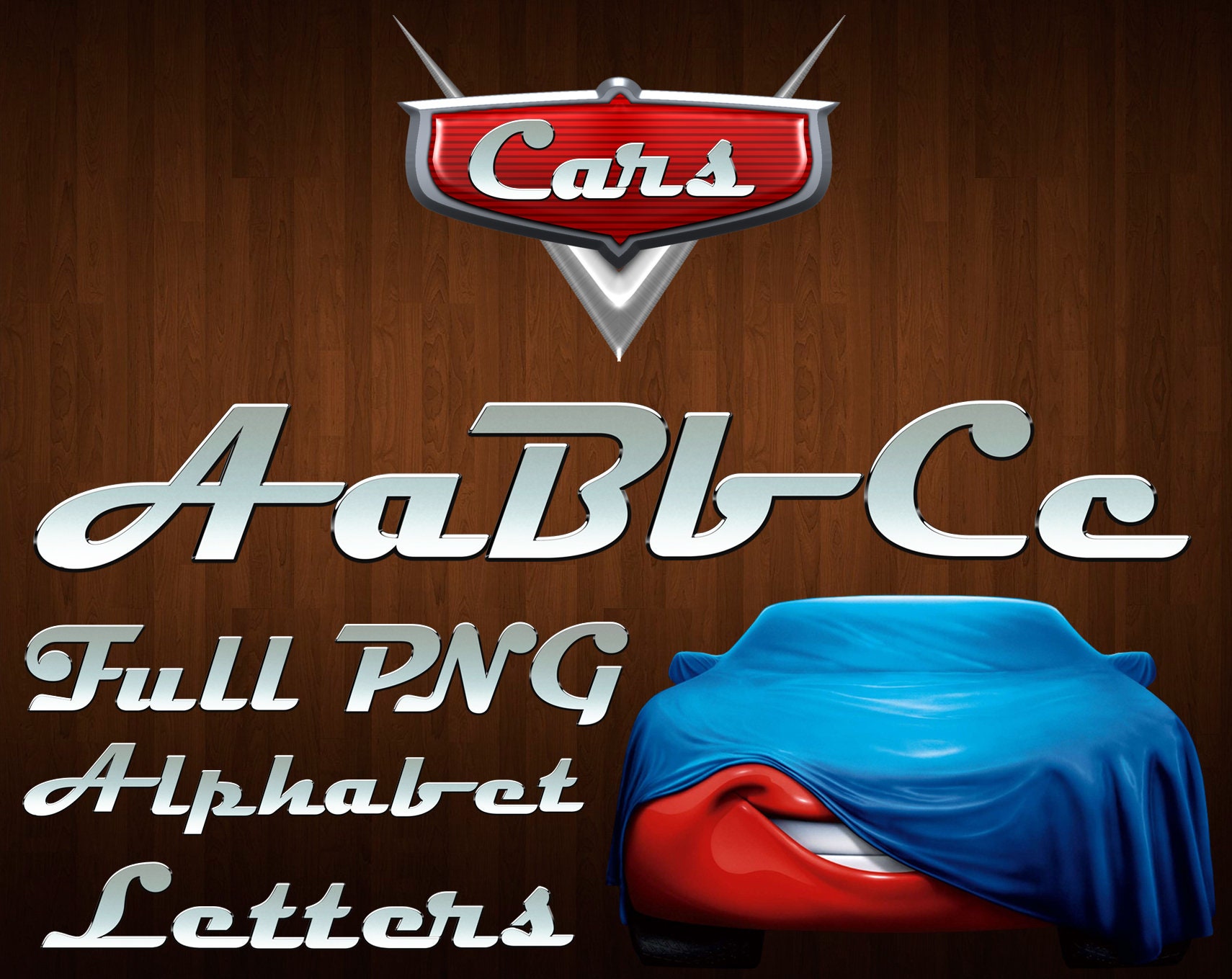 Cars Font Png Cars Letters Cars Alphabet Cars Clipart - Etsy Canada