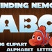 Finding Nemo Font Png, Finding Nemo Alphabet, Finding Nemo Letters ...