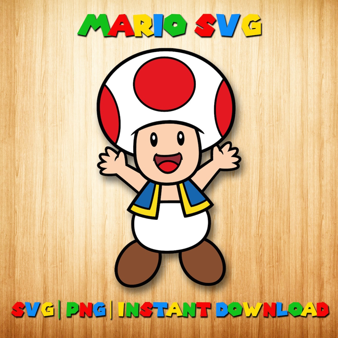 Mario Svg, Mario Clipart, Birthday Party Svg, Super Mario Png Instant ...