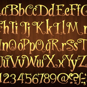 Tinkerbell Alphabet PNG Clipart: Letters, Numbers, Symbols (digital ...
