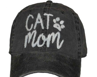 Hatphile Pre-washed Soft Cat Embroidery Ball Cap Perfect Gift - Etsy