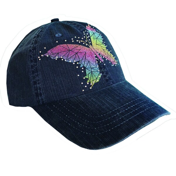 Hat With Butterflies - Etsy
