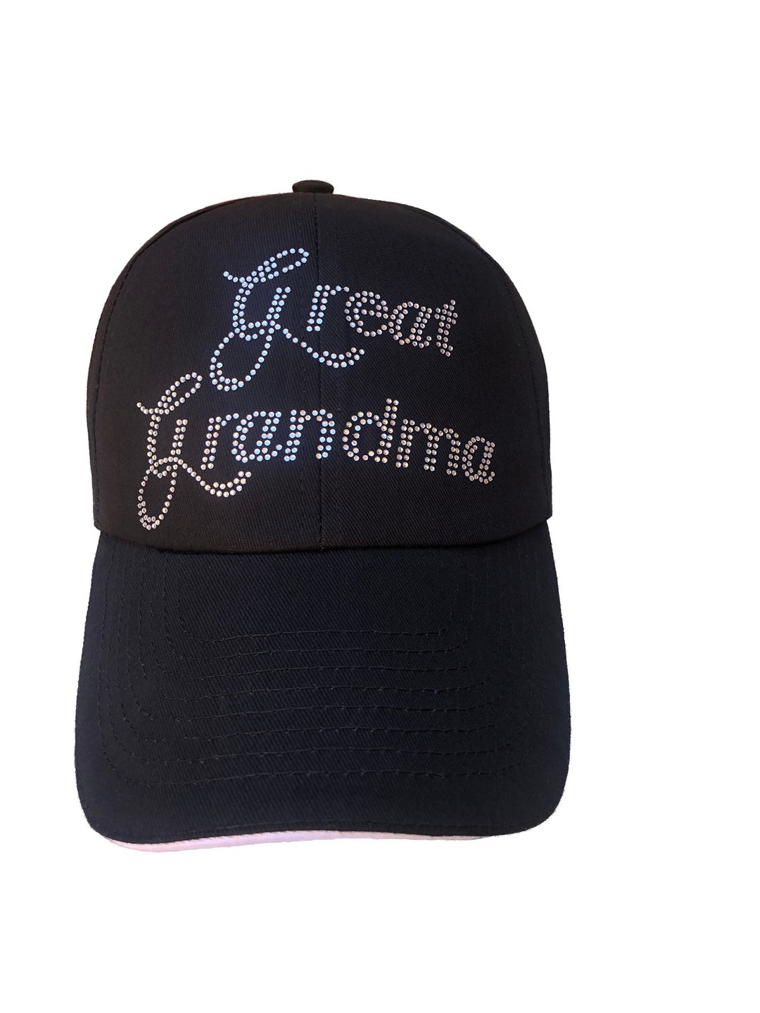 Grandma Baseball Cap: Crystallized Black Adjustable - Etsy