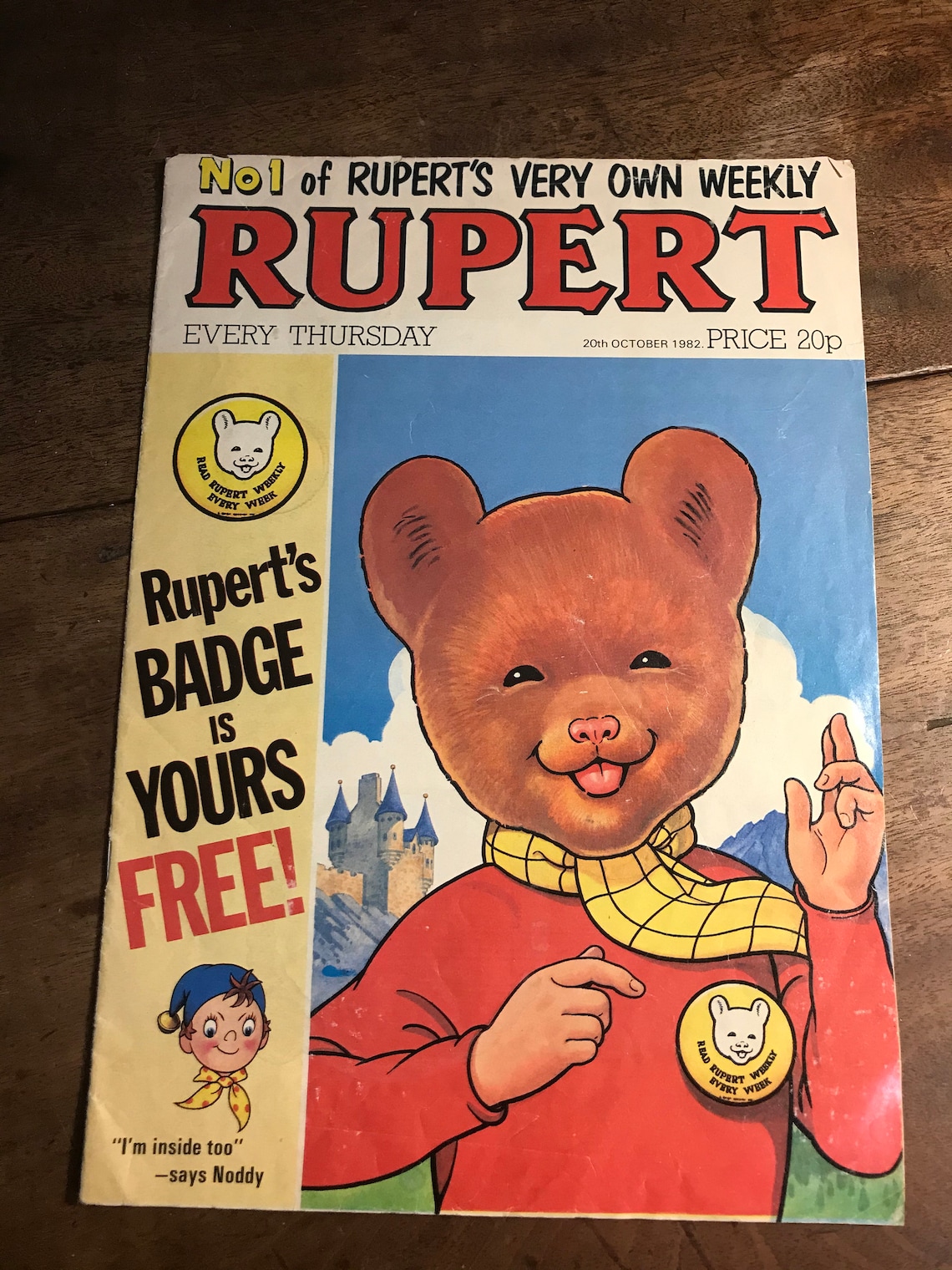 Rupert Comic circa 1982 | Etsy