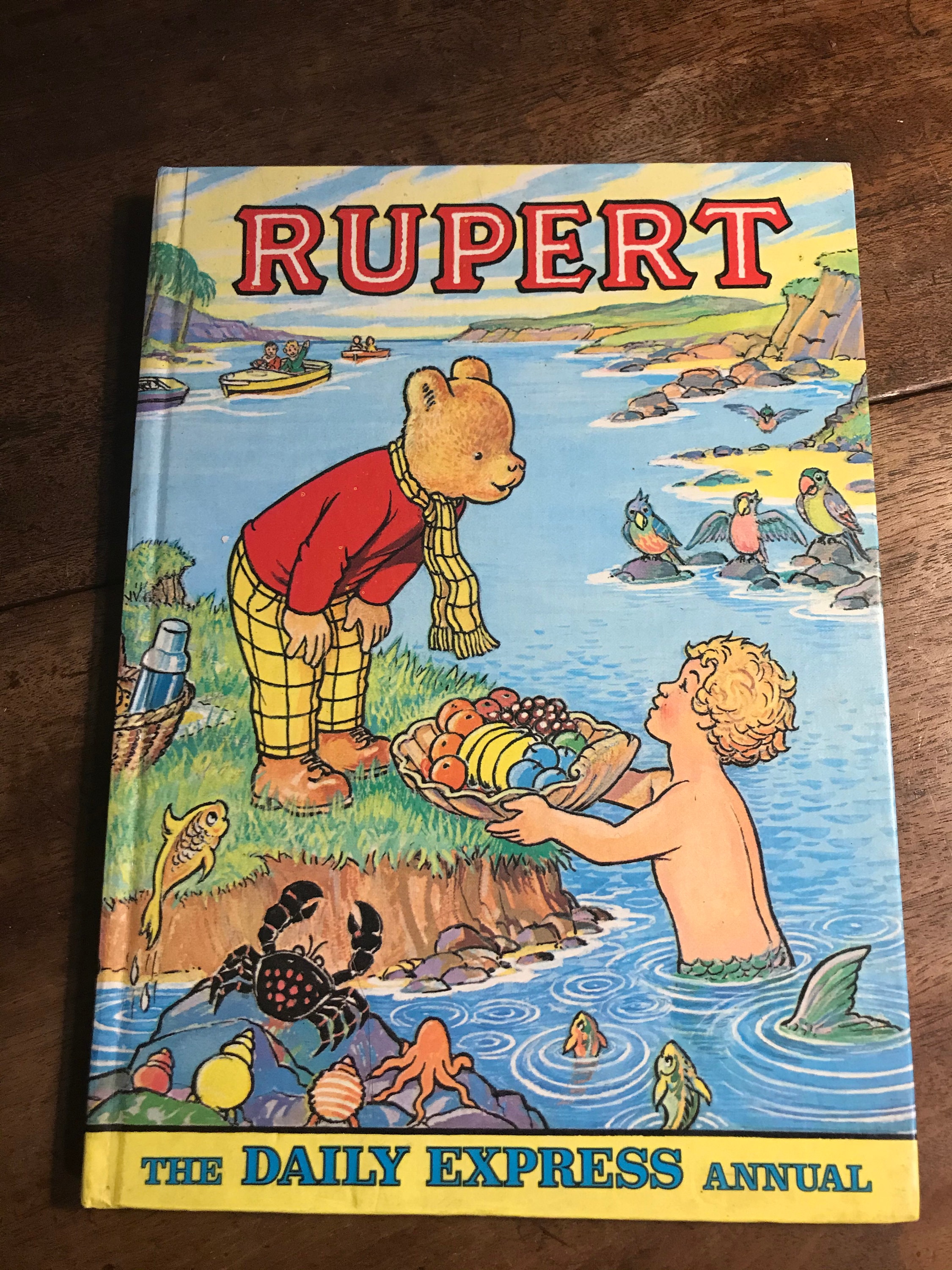Rupert The Bear hardback annuals circa 1970s | Etsy