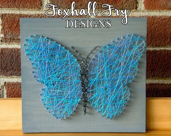 Butterfly string art | Etsy