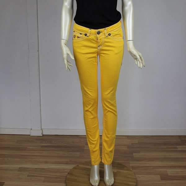 Yellow Skinny Jeans - Etsy