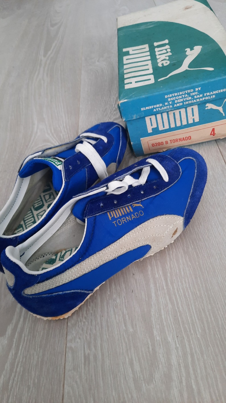 Vintage 70s Puma Tornado Track Shoes Womens Track Running Sprinting ...