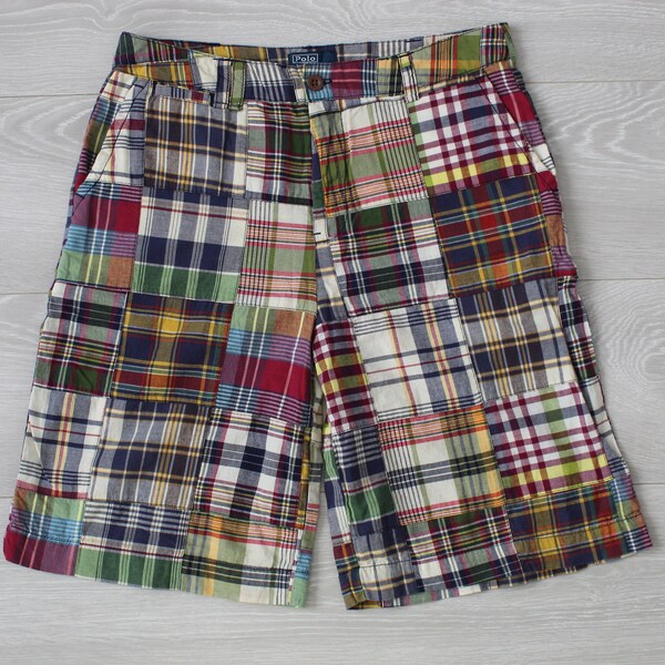 Madras Plaid Shorts - Etsy