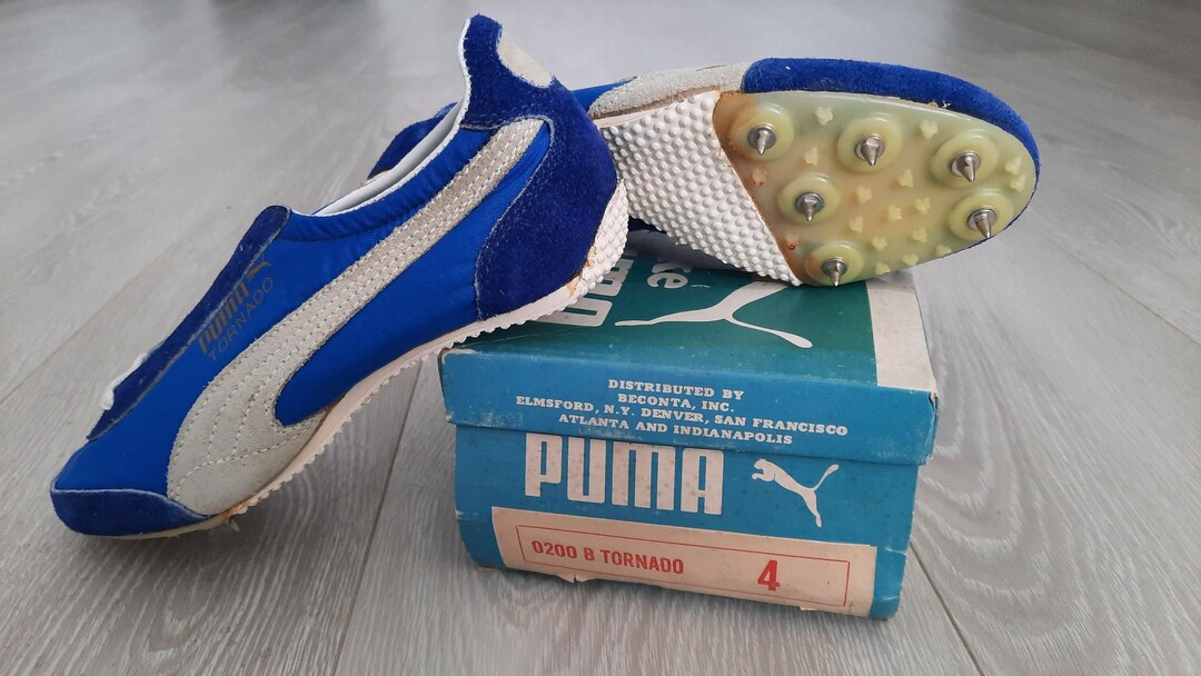 Vintage 70s Puma Tornado Track Shoes Womens Track Running Sprinting ...