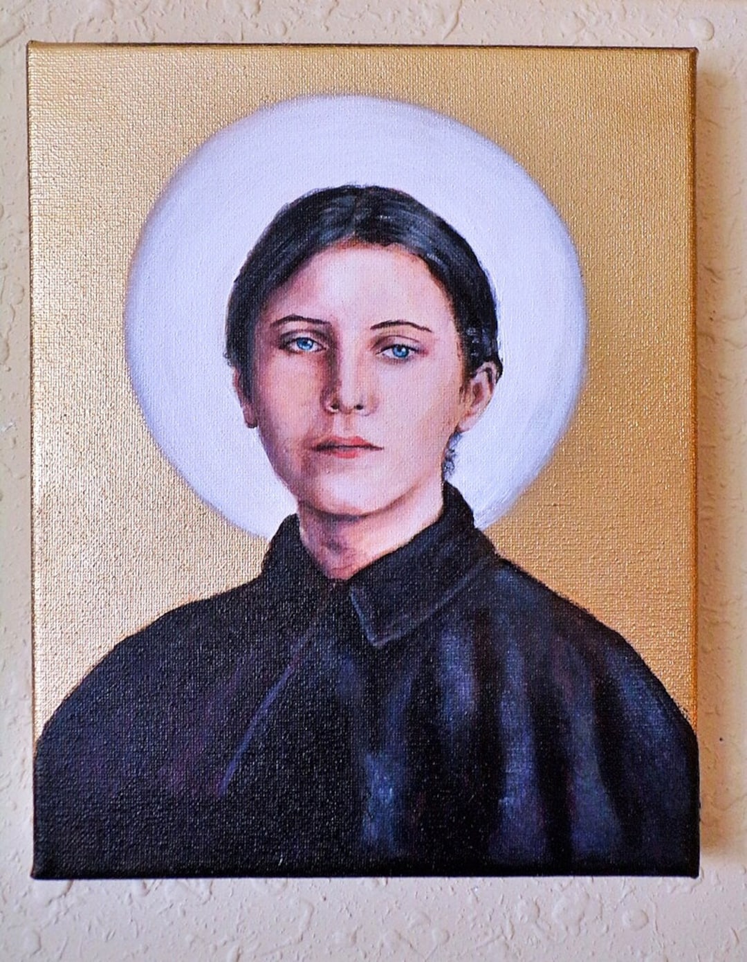 St. Gemma Galgani Hand Painted Portrait (8x10) - Etsy