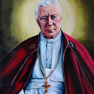 Portrait of St. Pope Pius X on 16x20 Canvas - Etsy