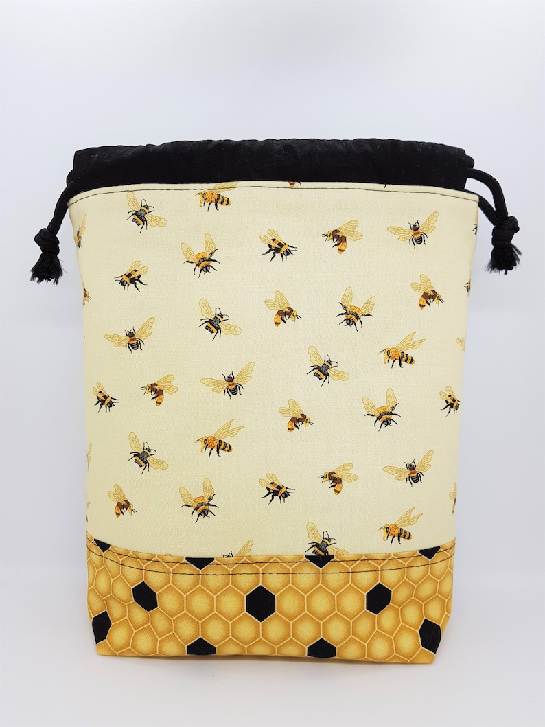 Bee Drawstring Bag/pouch Project Bag Storage Bag Gift Bag - Etsy Australia