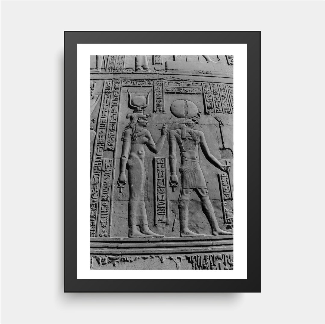 Isis & Horus Hieroglyphs, Egyptian Art, Egypt, Egyptian Archeology ...