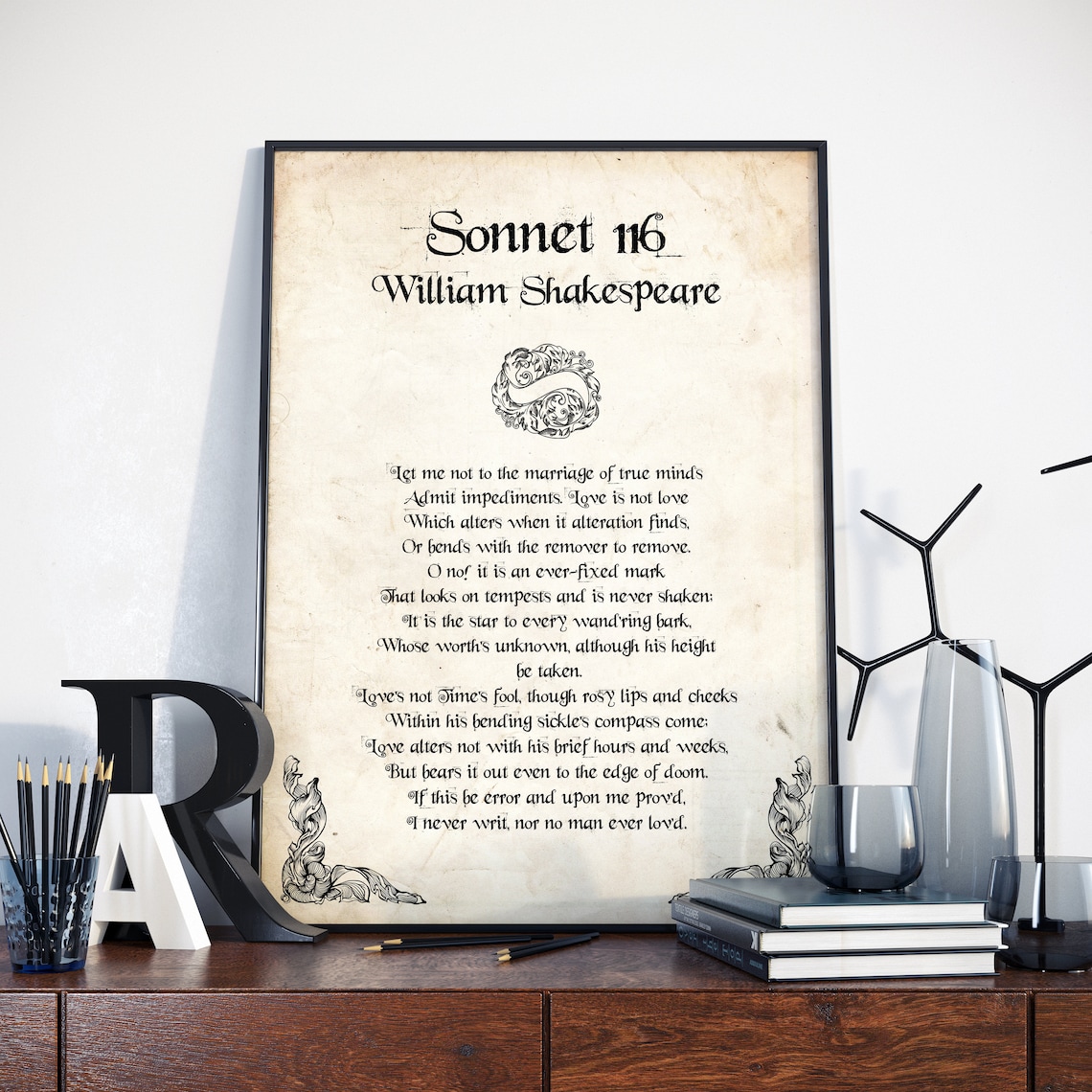 Sonnet 116 Poem by William Shakespeare William Shakespeare - Etsy