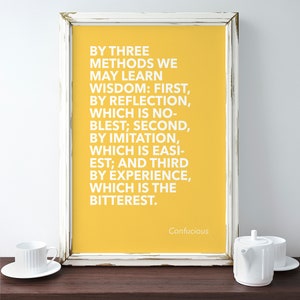 Confucius, Confucius Quote, Confucius Quote Poster, Chinese Philosopher ...