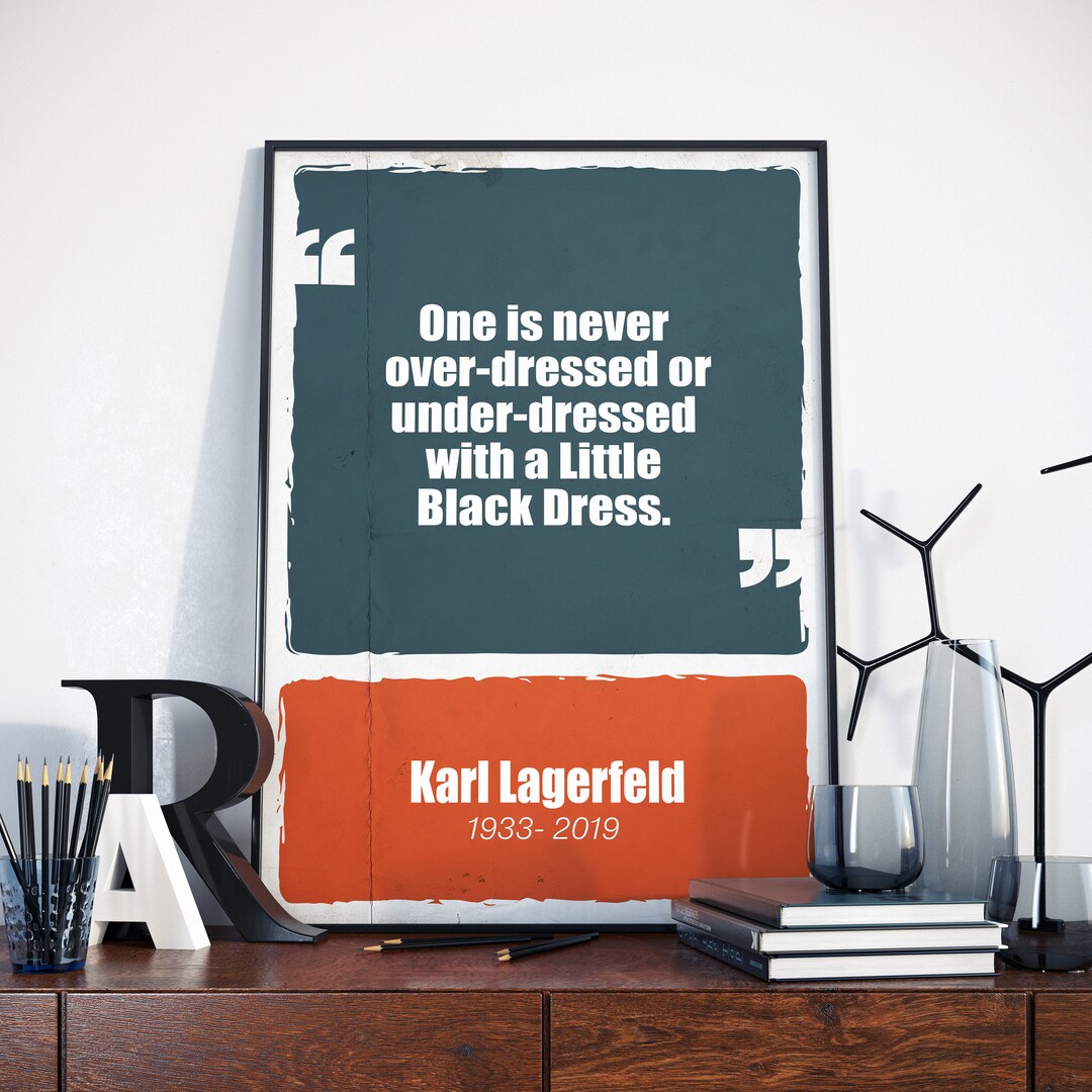 Karl Lagerfeld, Karl Lagerfeld Poster, Karl Lagerfeld Print Art, Karl ...