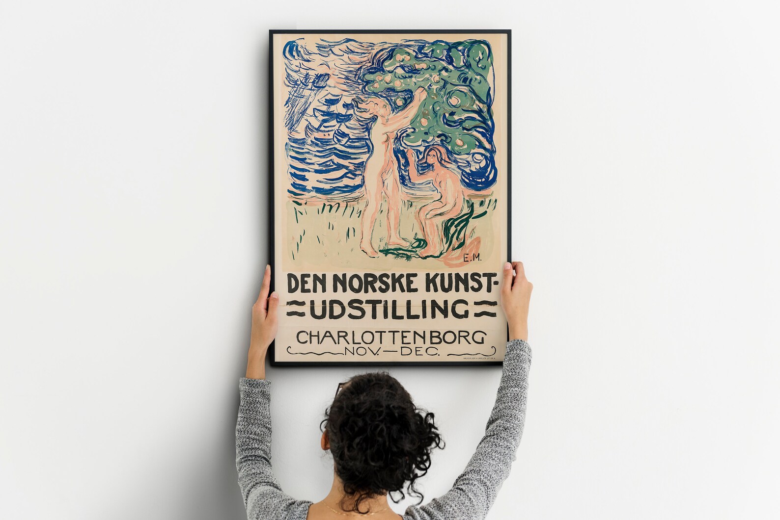 Edvard Munch Exhibition Poster Edvard Munch Exhibition Wall - Etsy