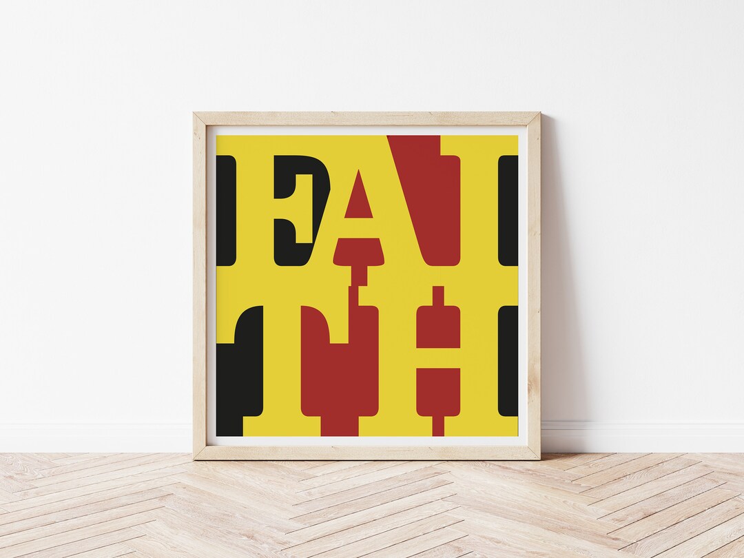 Faith, Faith Poster, Faith Print, Faith Art Print, Faith Picture, Faith ...
