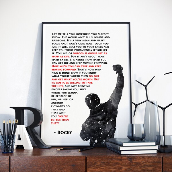 Rocky Balboa - Etsy
